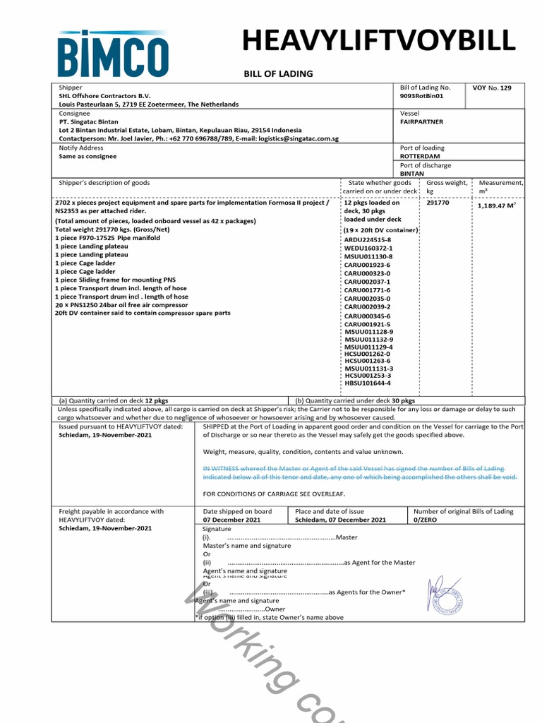 BL MV Fairpartner - Signed | PDF