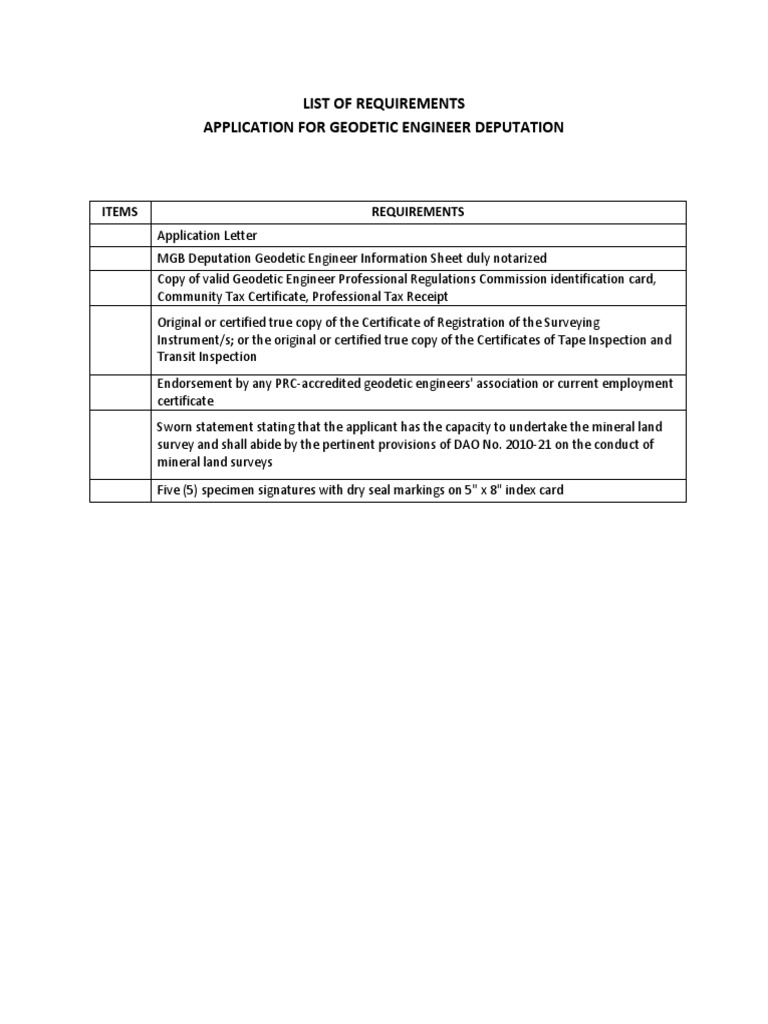 List of Requirements - Ge - Deputation | PDF | Computers | Technology ...