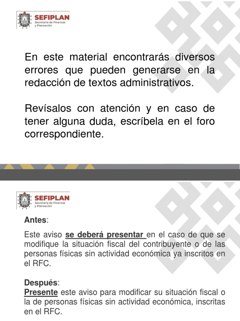 Errores Comunes Al Redactar | PDF