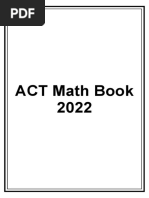 ACT Math Formula Reference Guide | PDF | Square Root | Area