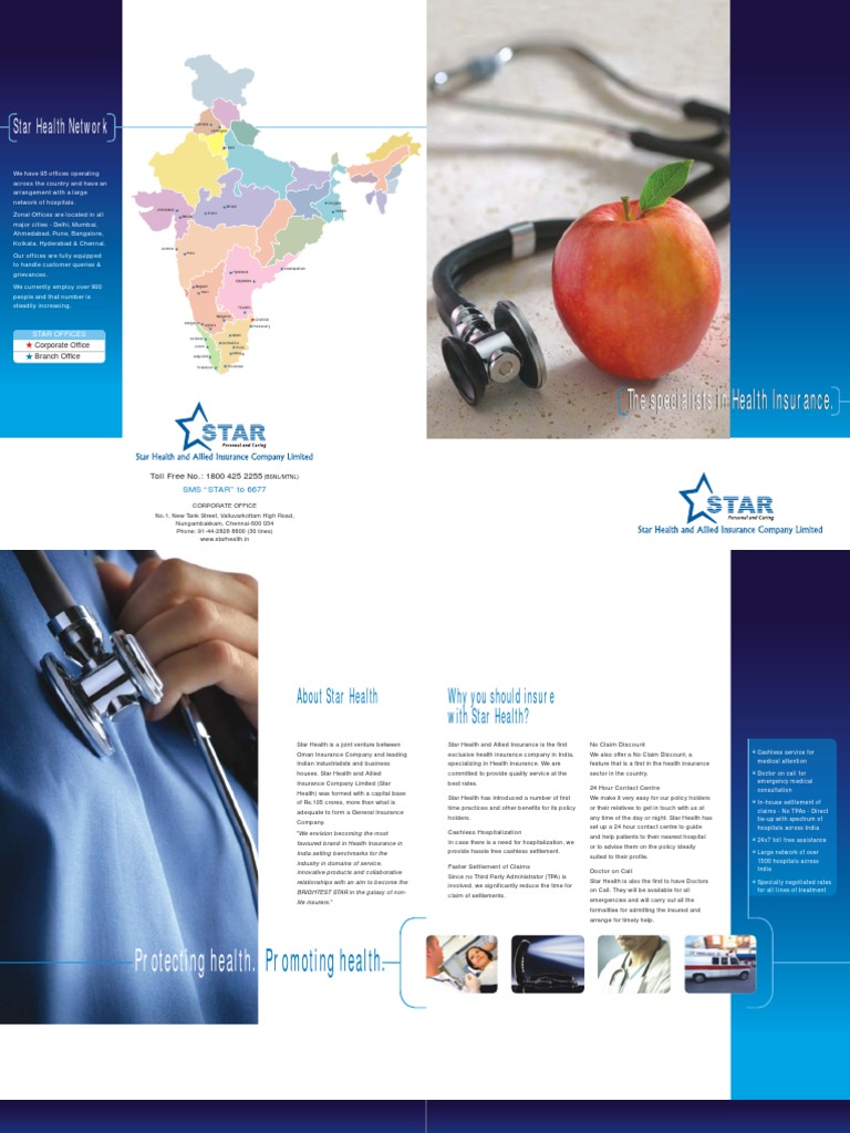 Star Health Insurance Overview | PDF | Reinsurance | Insurance