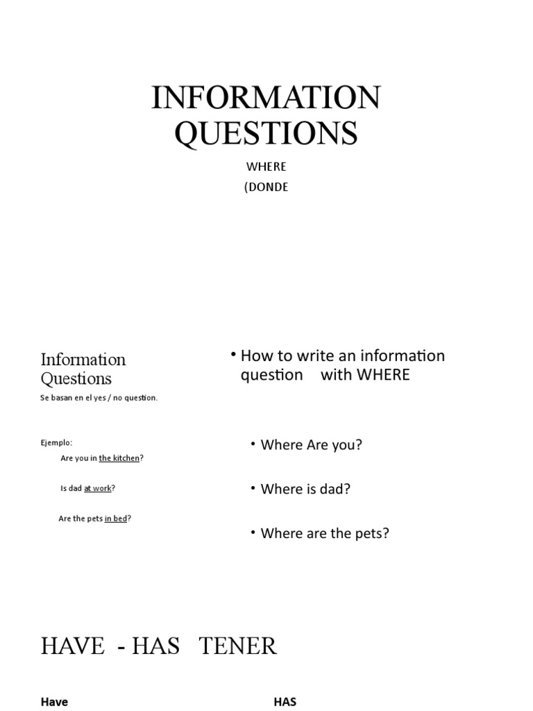 Forming Information Questions with "Where" | PDF | Self-Improvement