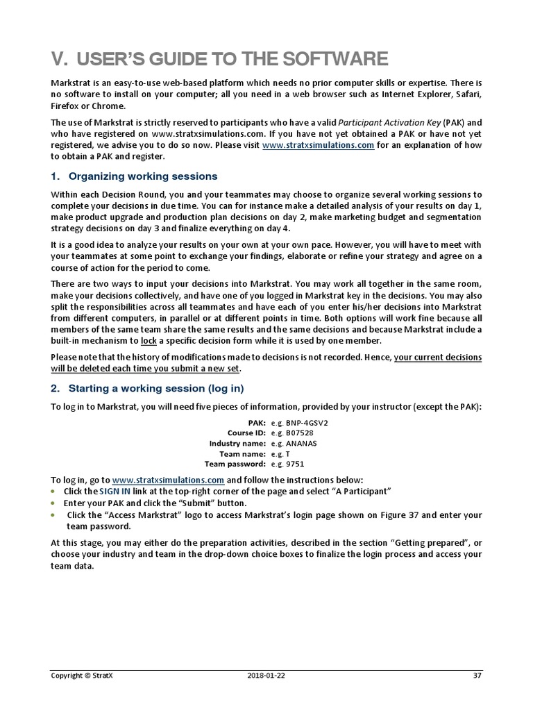 Markstrat - Users Guide, Positioning and RD | PDF | Brand | Marketing