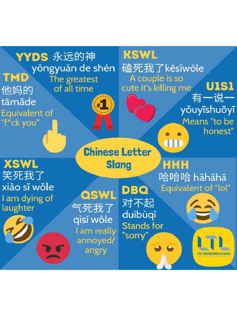 Chinese Slangs by LTL Online | PDF