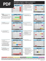 CIS School Calendar 2018-19 | PDF | Observances | Holidays