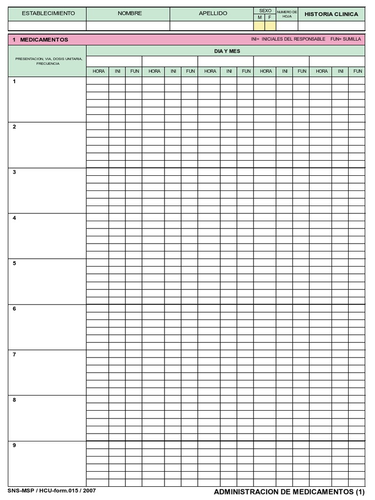 Form.015 Kardex | PDF
