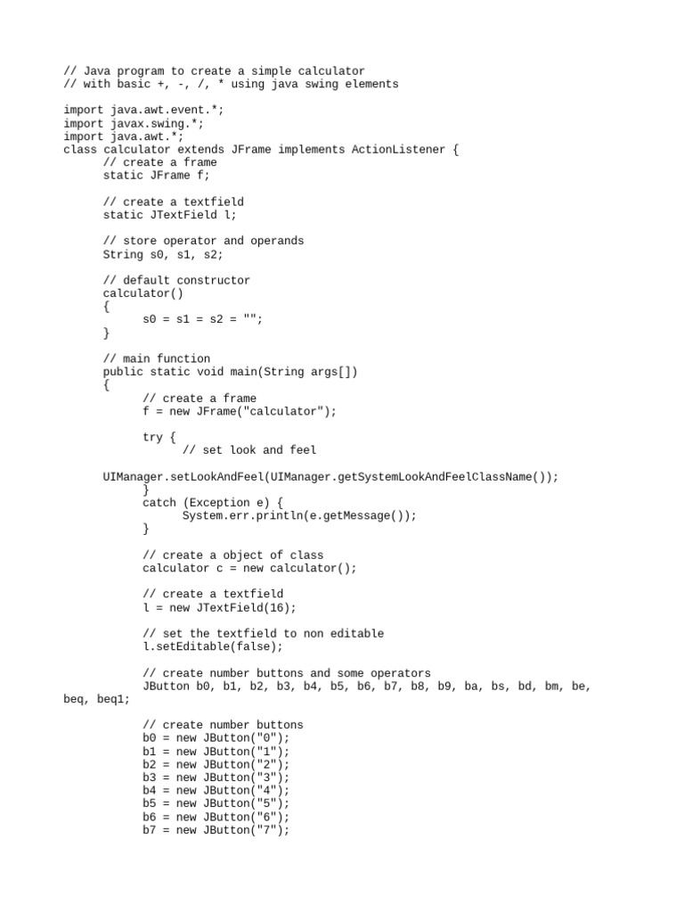Calculator | PDF | Software Development | Software