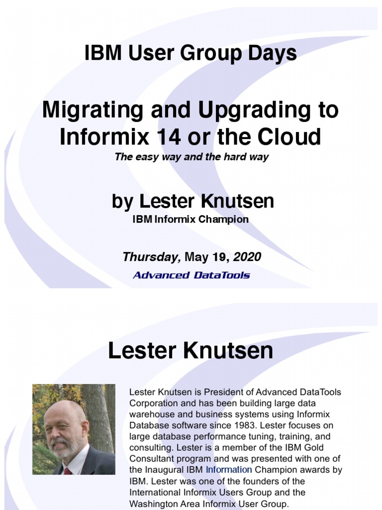 Informix 14 Migration and Upgrade Guide | PDF | Database Index | Databases