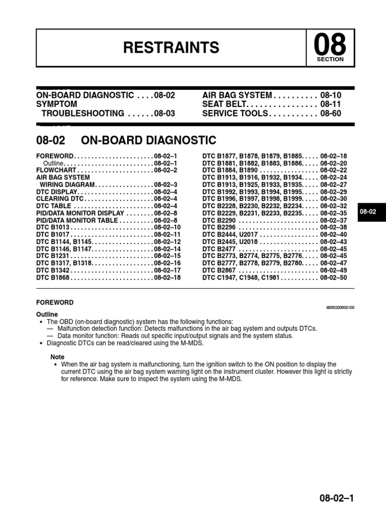 Restraints - 07 CX7 | PDF | Airbag | Computing