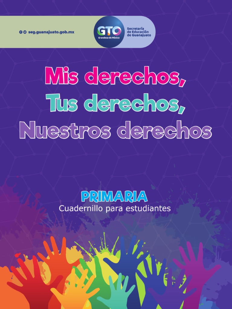 Cuadernillo Mis Derechos Humanos Alumno | PDF | Constitución | Derechos