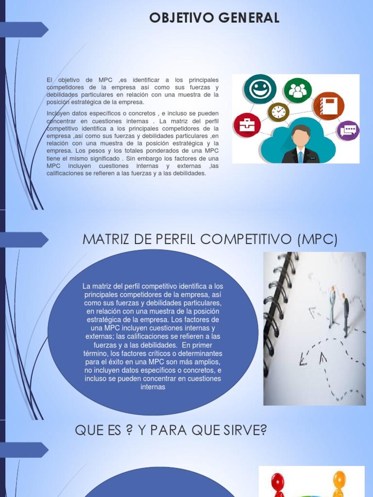 Matriz Perfil Competitivo MPC | PDF | Business | Economias