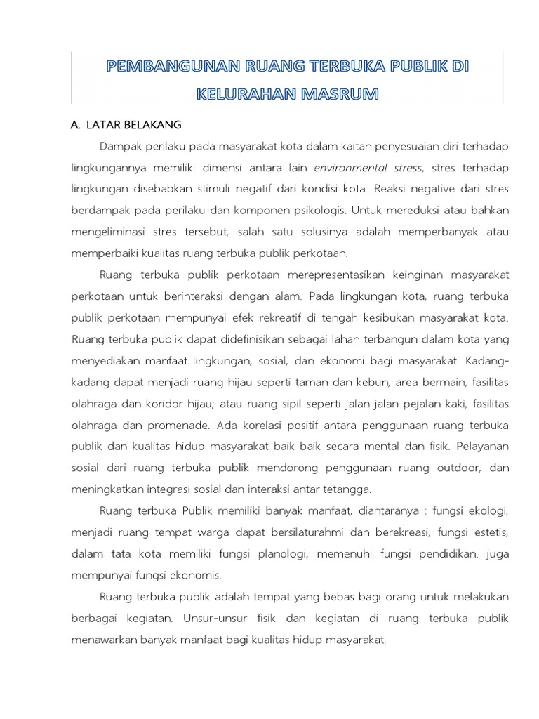 Proposal CSR Ke Pertamina-Rtp-0322 | PDF