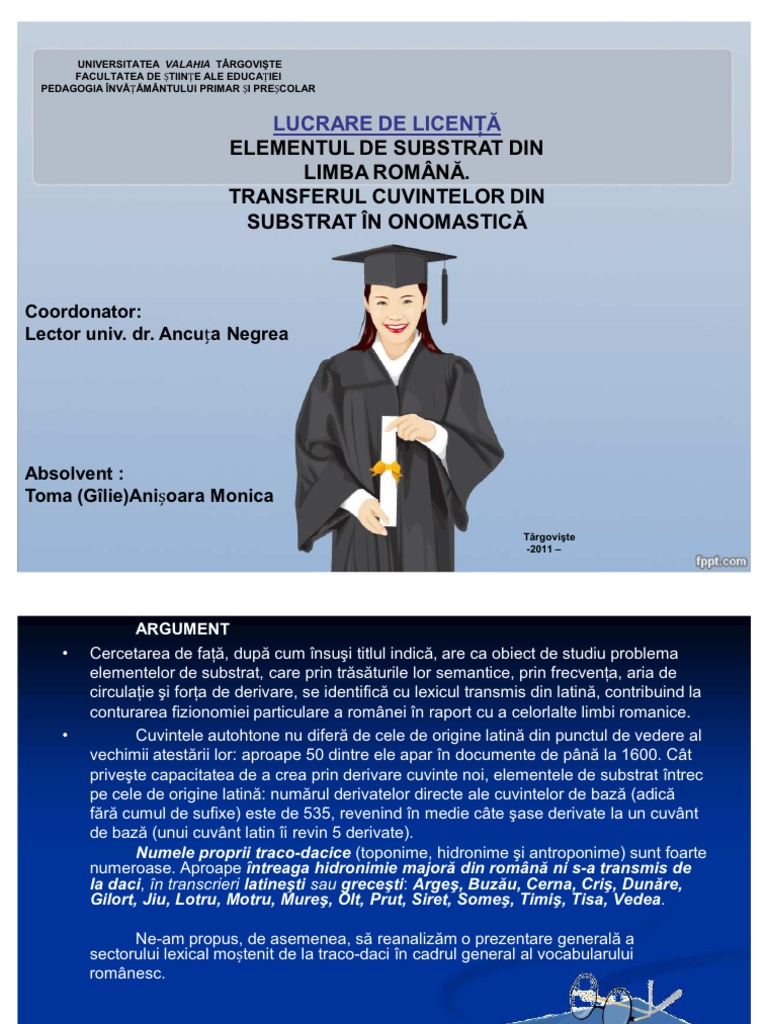 Pre Zen Tare Licenta Power Point | PDF