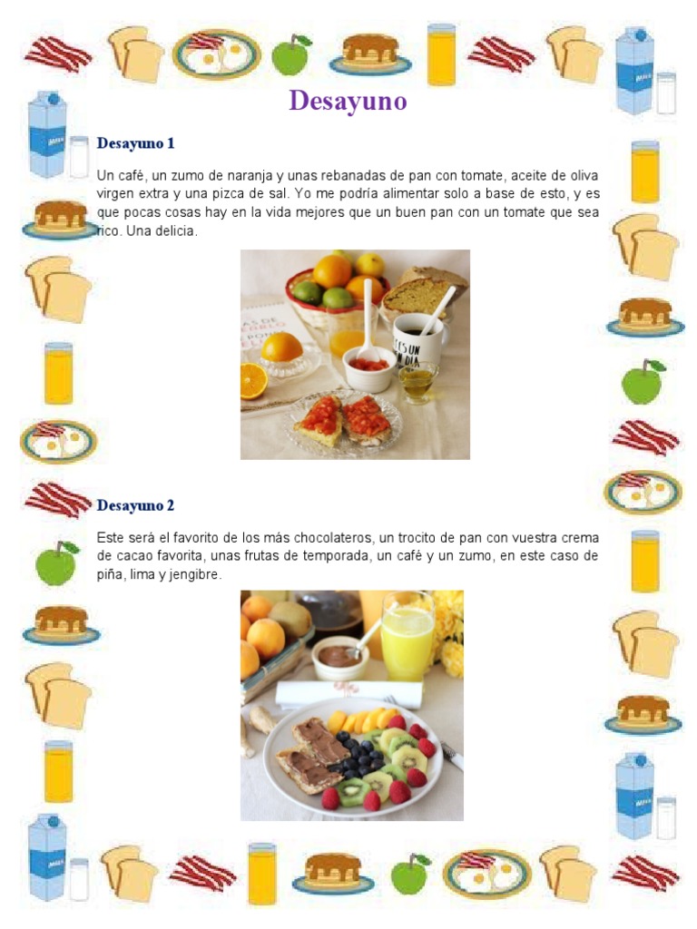 Desayuno | PDF