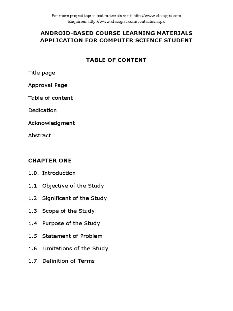 Android Based Course Learning Materials Application For Computer Science Students85bc40vwd6 ...