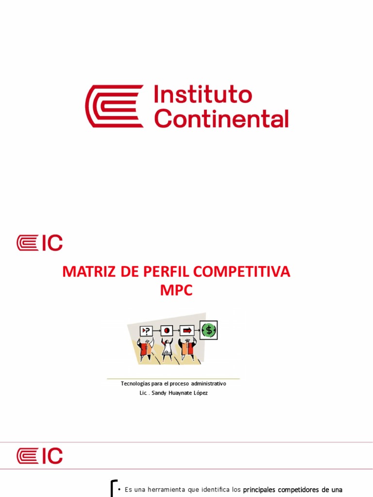 Análisis de Matriz de Perfil Competitivo | PDF | Producto (Negocio ...