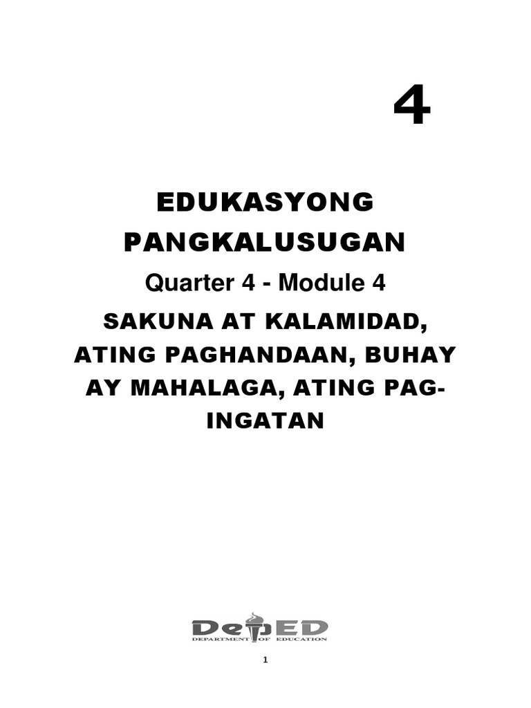 Health 4 - Q4 - M4 | PDF