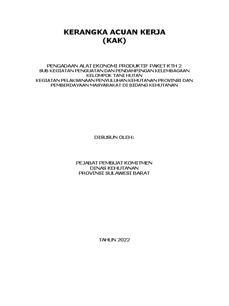 Kak Paket KTH 2 | PDF