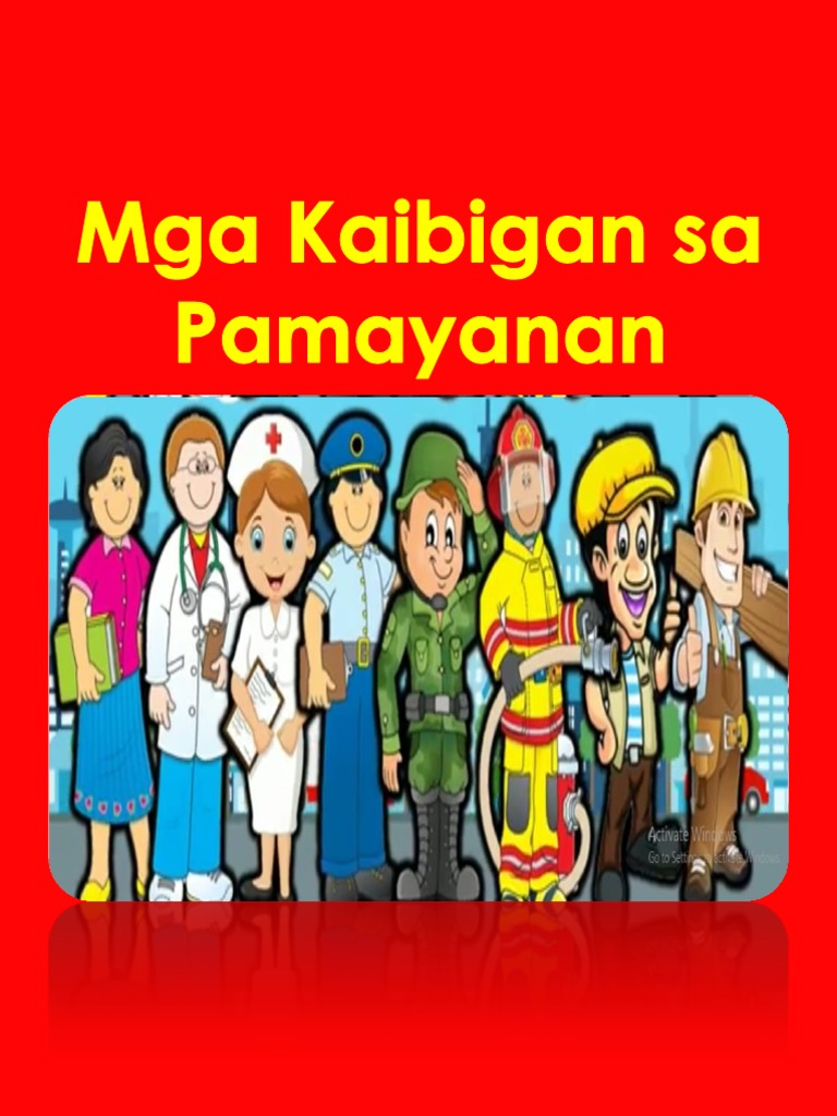 Mga Kaibigan Sa Pamayanan | PDF