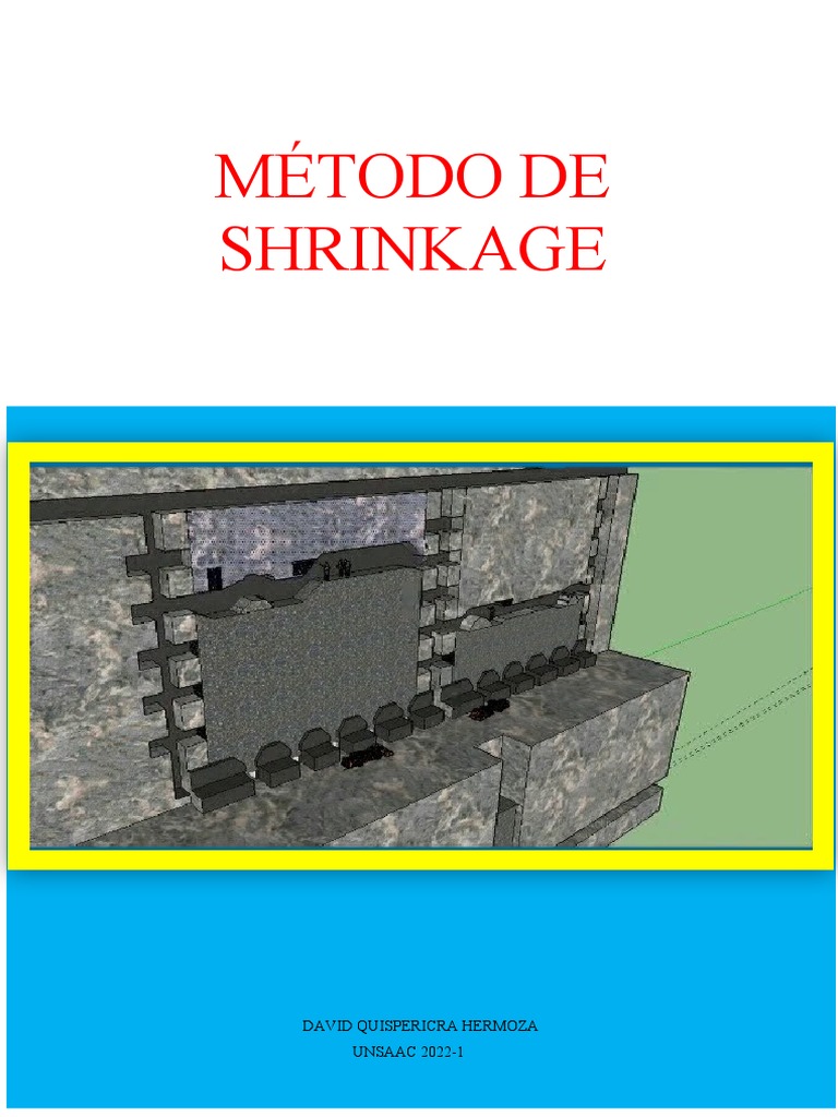 Método Shrikage Stoping | PDF | Minería | Materiales