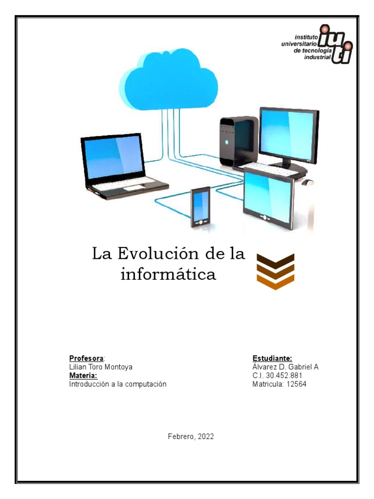 La Evolución de La Informática | PDF | Microsoft Windows | Sistema ...