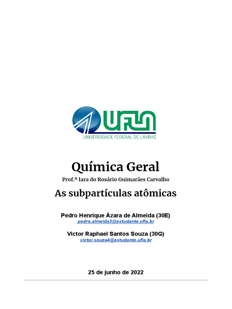Subparticulas Atomicas 2 | PDF | Quark | Partícula elementar