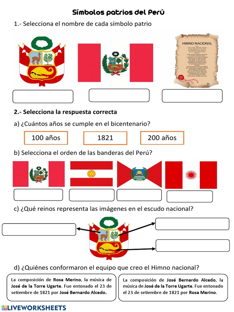 Los Simbolos Patrios (6) | PDF