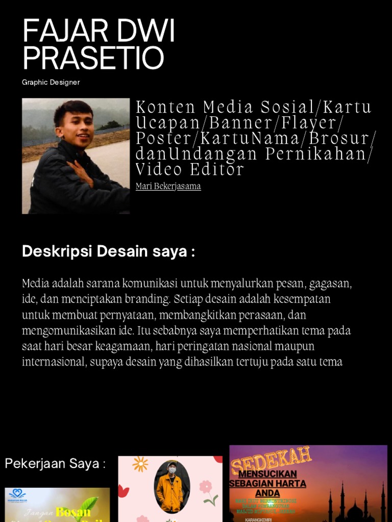 Layanan Desain Kreatif Fajar Dwi | PDF | Karier & Perkembangan | Ilmu ...