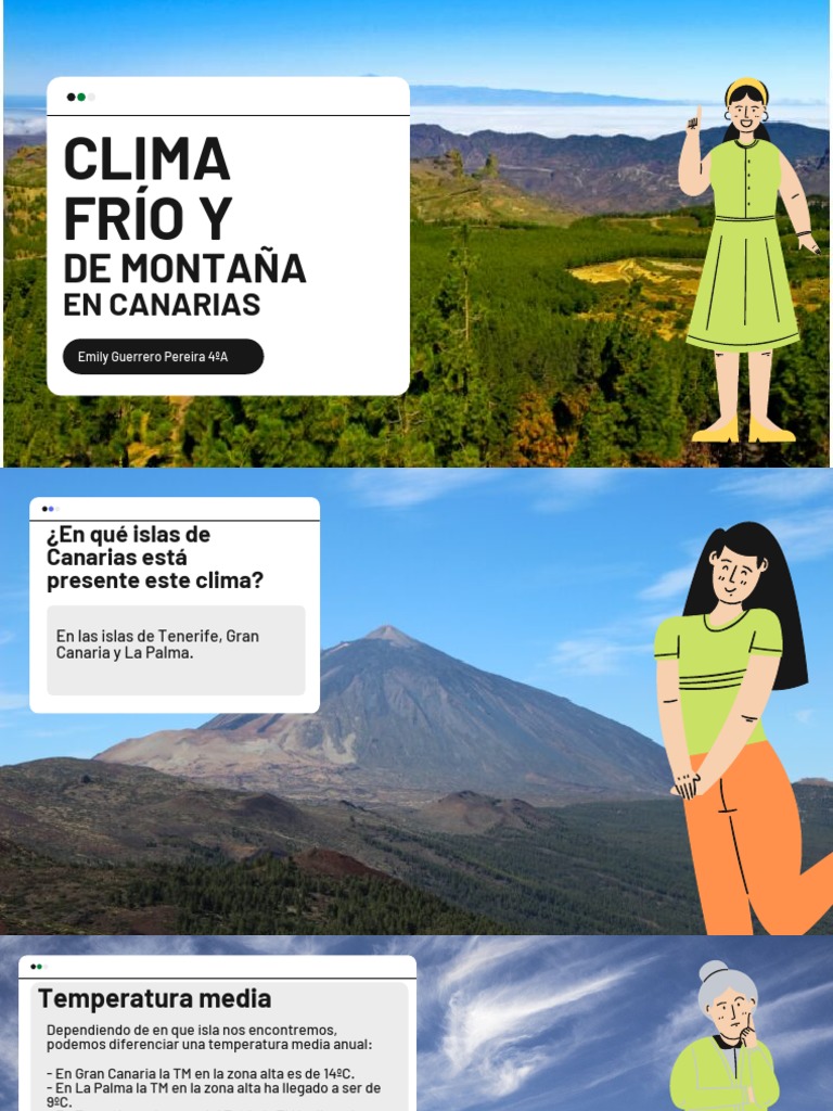 Clima Frío y de Montaña en Canarias | PDF