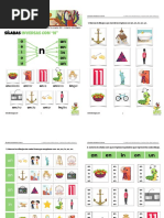 Ficha de G, Gue, Gui | PDF