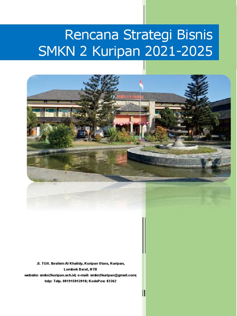 Rencana Strategis SMKN 2 Kuripan | PDF