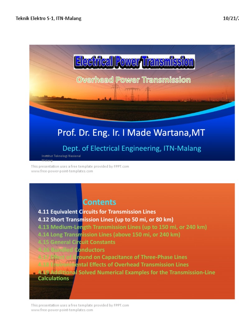 Overhead Power Transmission-C | PDF | Electric Power Transmission ...