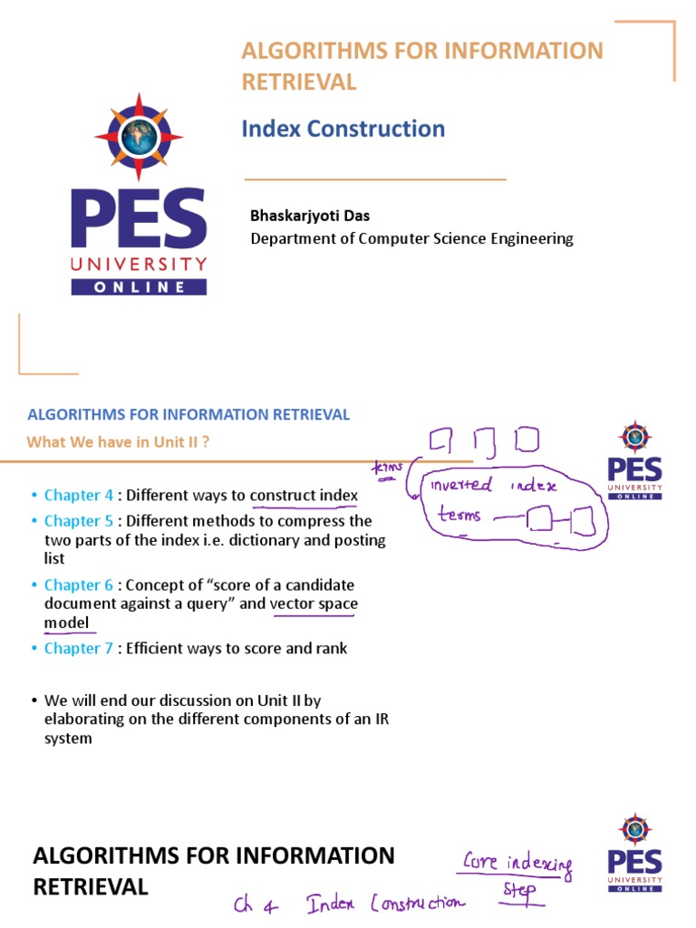 Algorithms For Information Retrieval: Index Construction | PDF ...