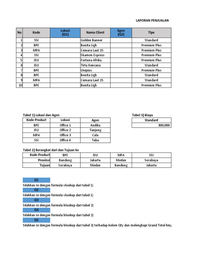 Excel Test Qu Beginner (Final) | PDF