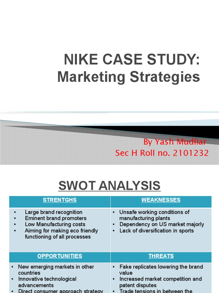 SWOT Analysis Nike | PDF