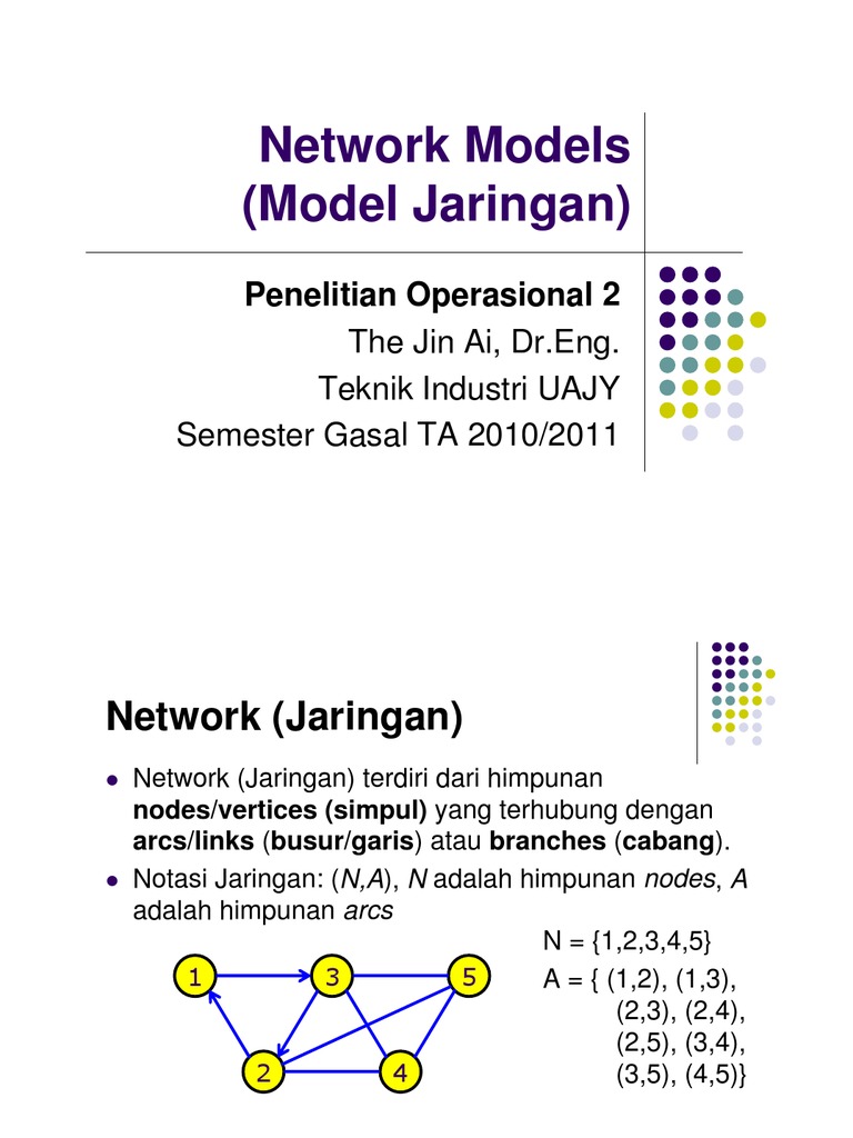 2 Model Jaringan | PDF