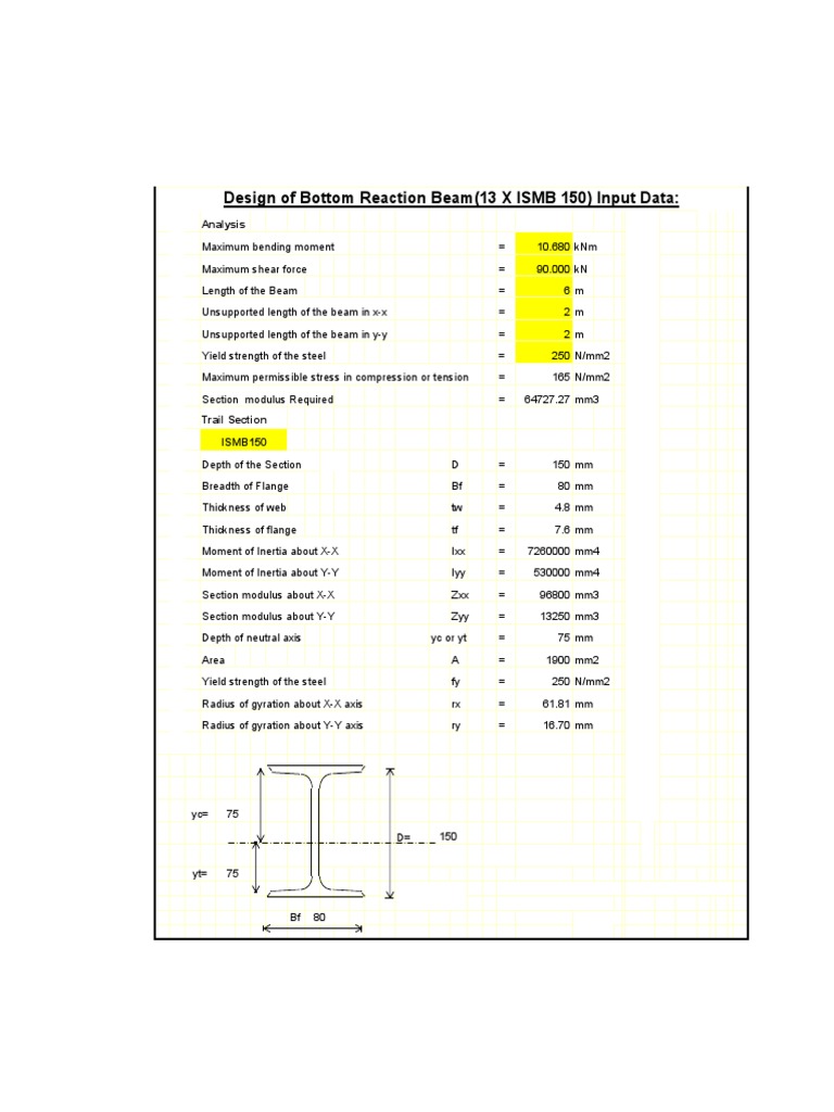 Design of Steel Beam | PDF | Beam (Structure) | Applied And ...