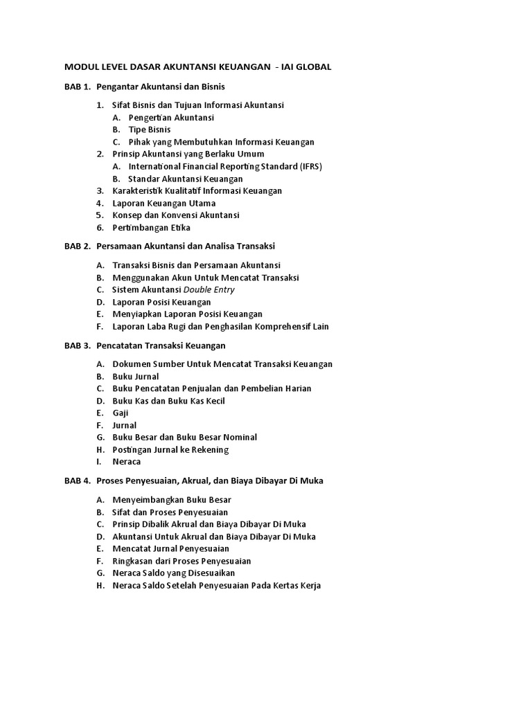 Modul Akuntansi | PDF