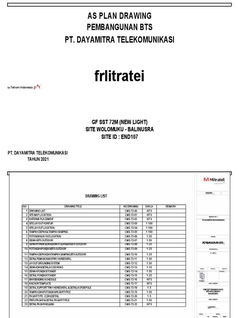 Apd Site Wolomuku SST 72m NL | PDF