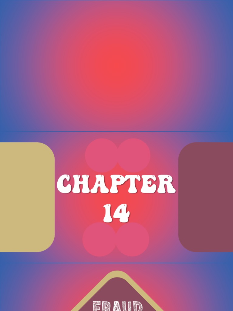 Chapter 14 Fraud and Errors | PDF | Internal Control | Fraud