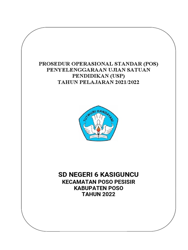 Pos Usp - SDN 6 Kasiguncu | PDF