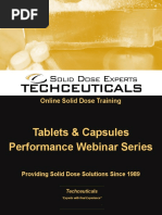 Fette Tablet Press Guide | PDF | Tablet (Pharmacy) | Mechanical Engineering