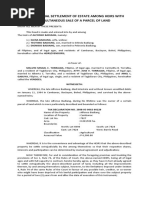 Extra Judicial Partition of Estate Sample | PDF | Property Law | Law ...