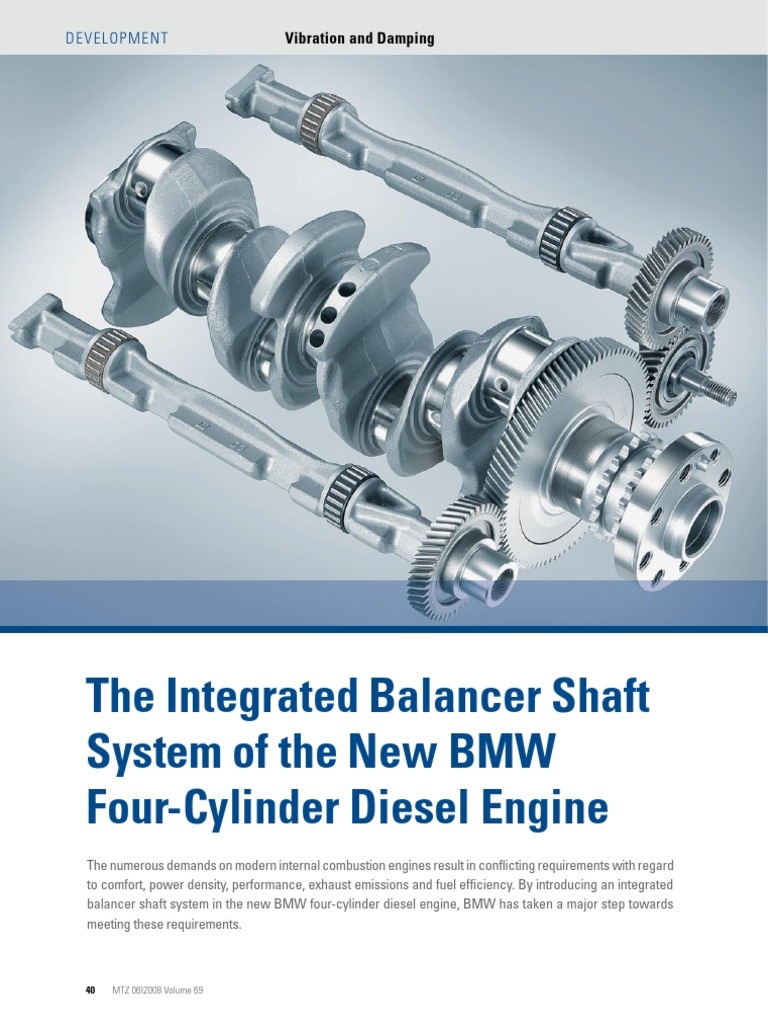 The Integrated Balancer Shaft System of The New BMW Four-Cylinder ...