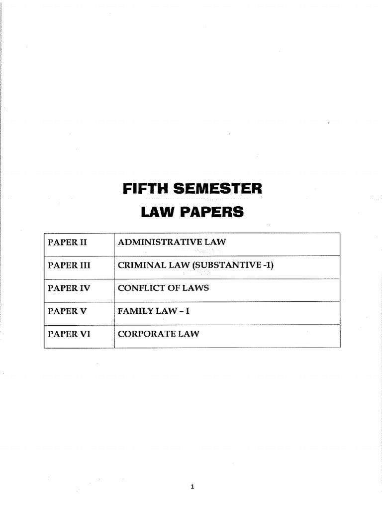 5th Sem Syllabus | PDF