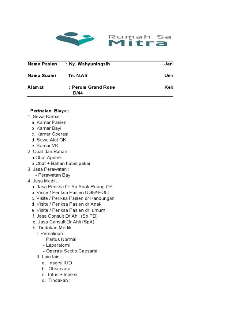 Rincian Dan KWT RI Claim Ke PT 1 Nadya | PDF