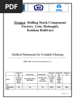 Method Statement Water Ponding Test at Wet Area | PDF | Technology ...