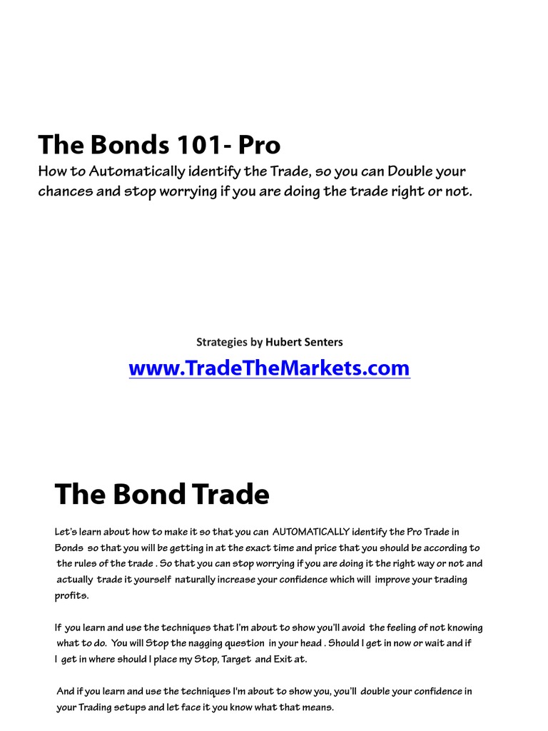 The Bond Trade | Bonds (Finance) | Microeconomics