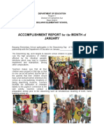 Narrative Report On SBFP Orientation | PDF | Nutrition | Diet & Nutrition