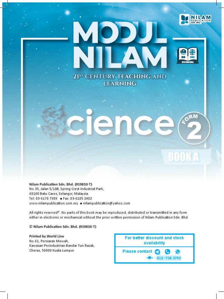 Softcopy Science Form 2 (Book A) | PDF | Biodiversity | Electricity